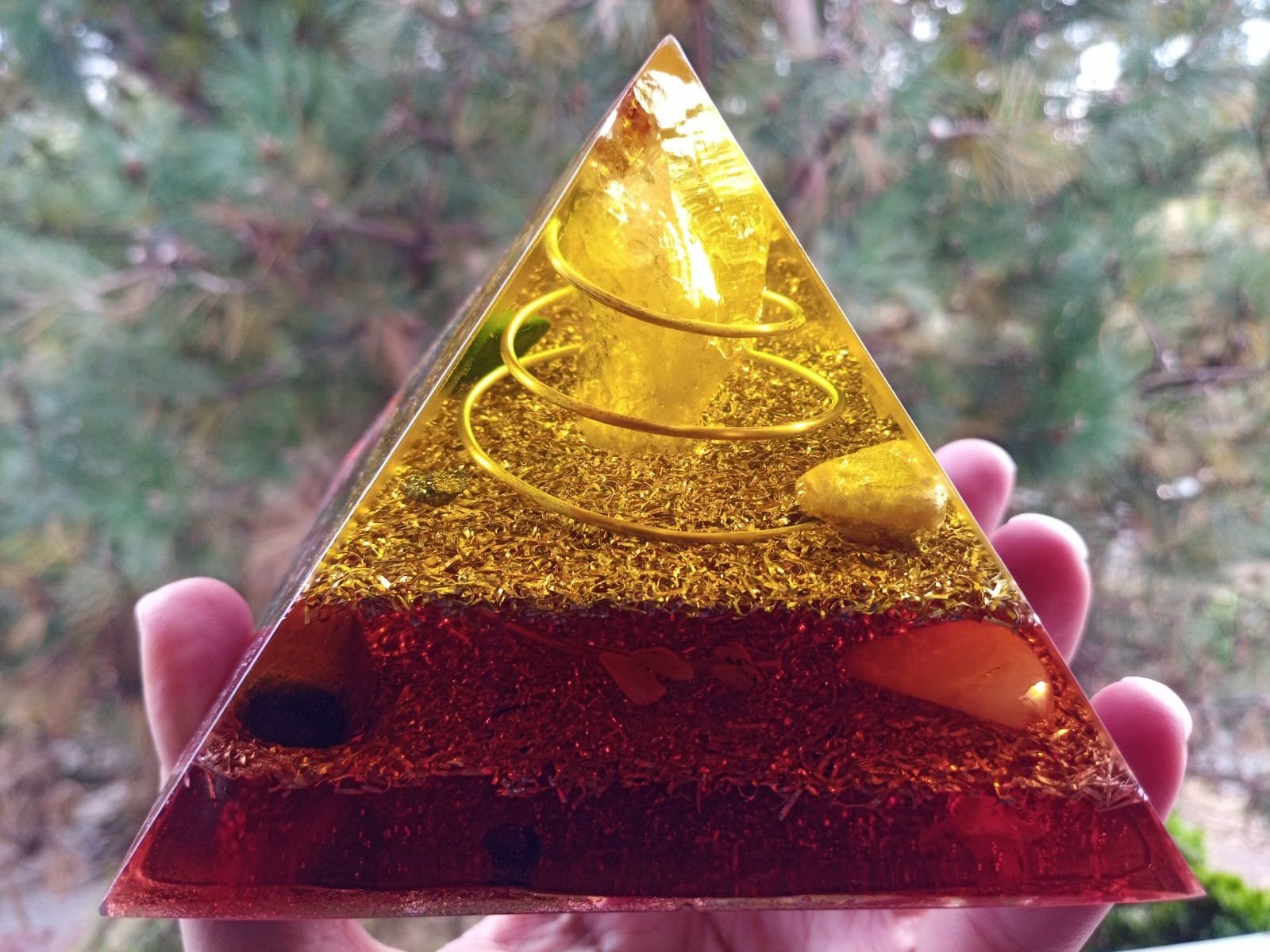 Lower Chakra Orgone Pyramid - Fifth Element Orgone
