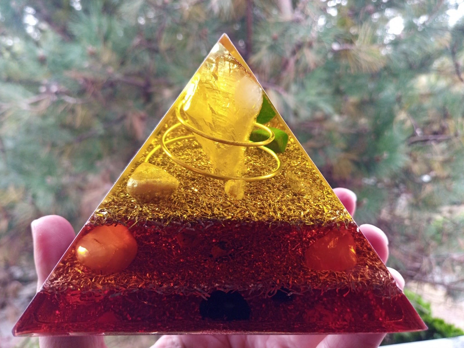 Lower Chakra Orgone Pyramid - Fifth Element Orgone